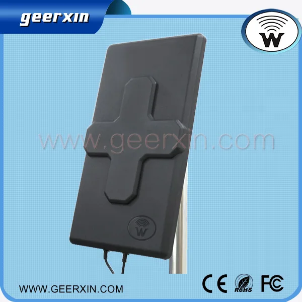 2*24dBi 4G Outdoor Directional Antenna, 4G LTE Dual Polarization Panel ...