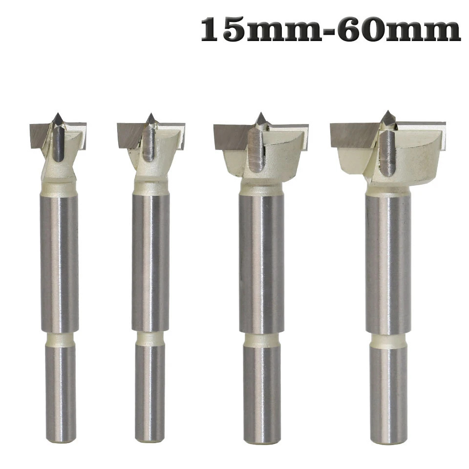 1pcs 15mm-60mm Forstner Tips Woodworking Tools Hole Saw Cutter Hinge ...