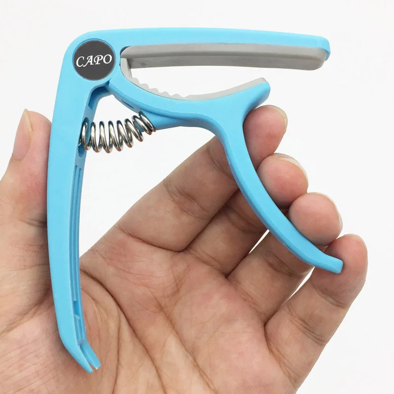 Basic Spring Clamp Capo - Plastic Body in 3 Colors with Bridge Pin ...