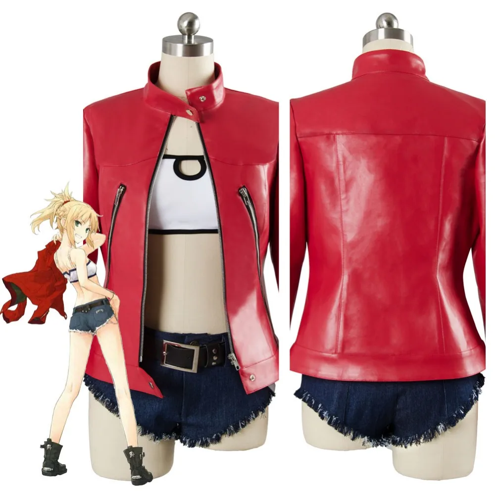 Fate Apocrypha Mordred Cosplay Costume FA Saber of Red Casual Outfit ...