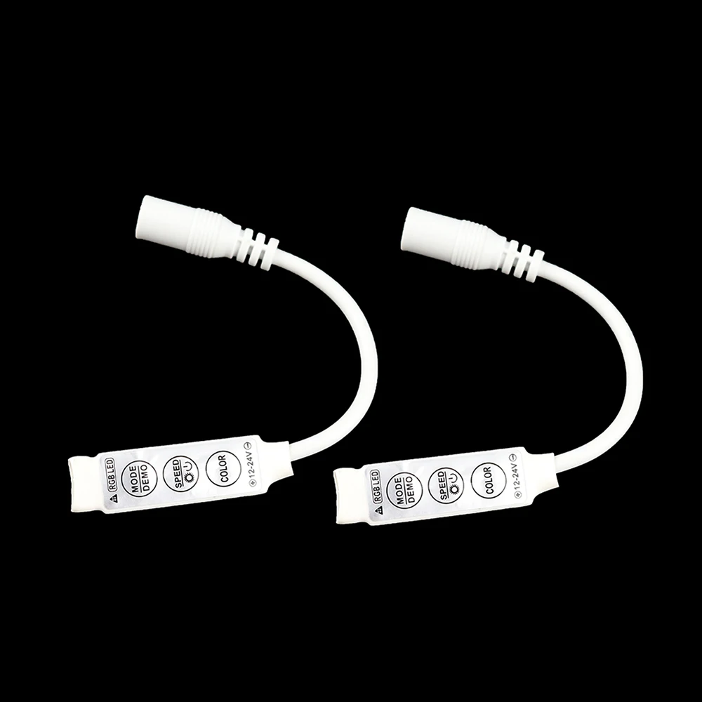 2pcs RGB controller 3 keys for Led strip light DC12V 4x3A 19 Dynamic ...