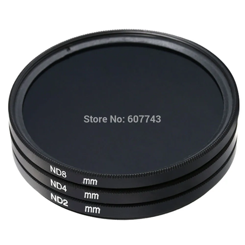 37mm 40.5mm 43mm 46mm 49mm ND Filter Neutral Density ND2 ND4 ND8 for ...