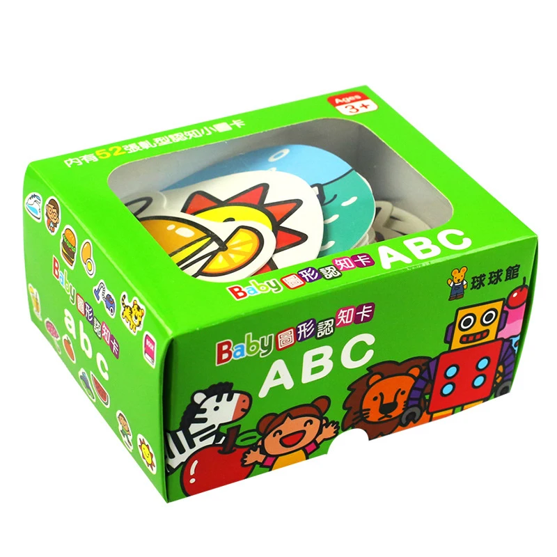 Baby Card Montessori Early Education Cognitive Card Animals ...