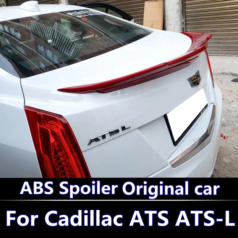 For Cadillac ATS L D3 2013 2016 Spoiler high quality ABS Material Car ...