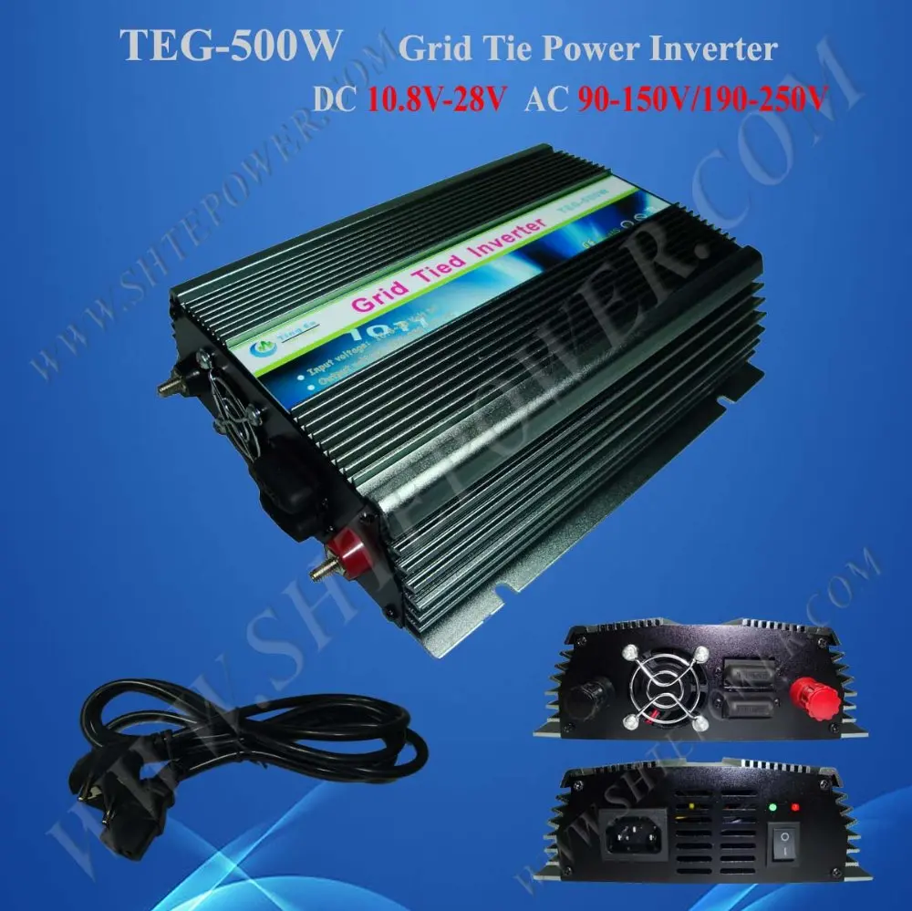 500w panel solar inverter grid tie solar inverter 220v 500w dc ac micro ...