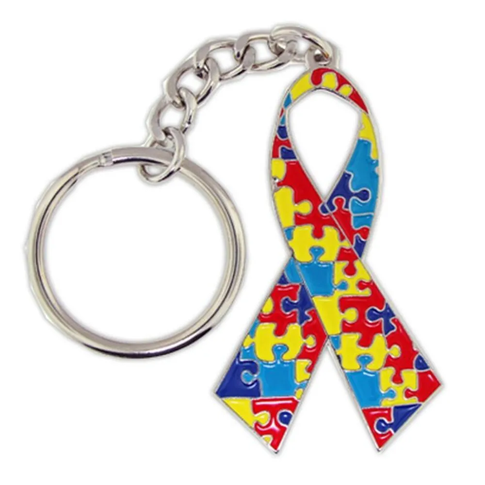 Drop-Sale-Metal-Alloy-Enamel-Color-Puzzle-Piece-Autism-Ribbon-Awareness ...