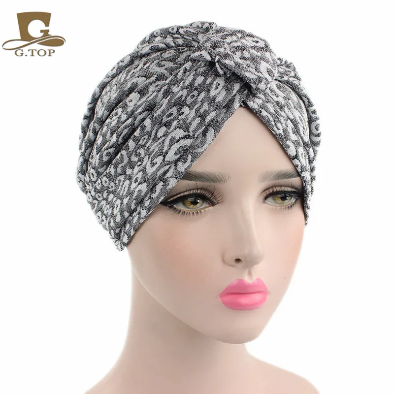 New Women Luxury Stretchy Cotton Beanie Turban Headwrap Chemo Cap ...