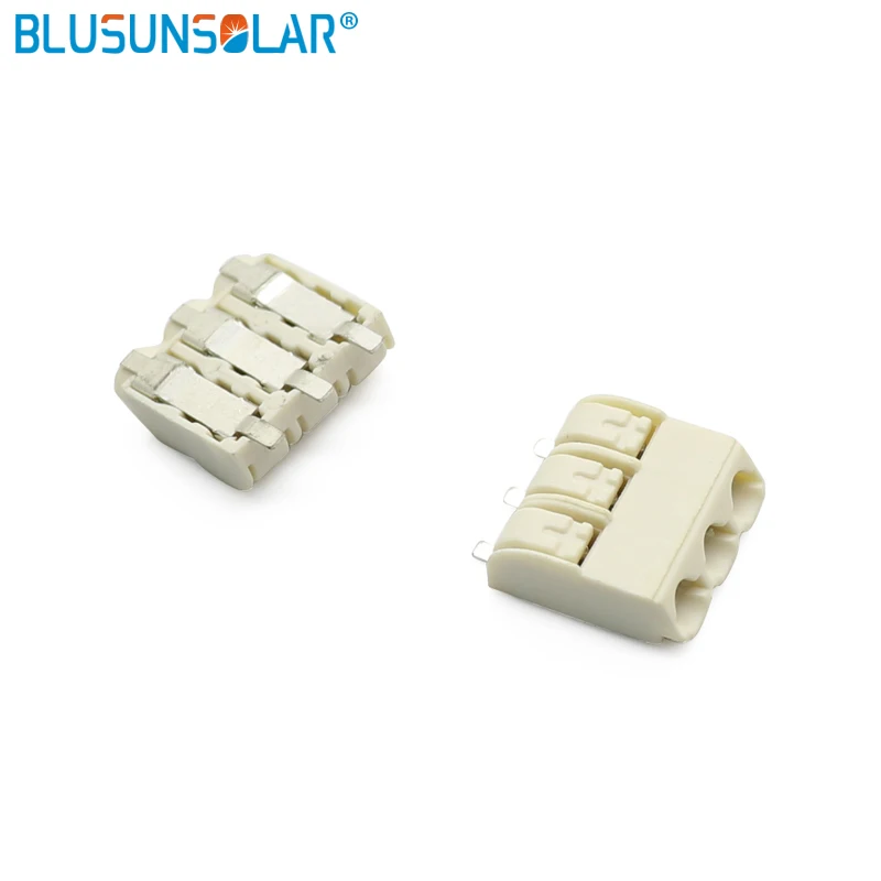 100 pcs/lot 3 pin LED SMD Wiring Terminal Block, PCB Wire Cable Push in ...