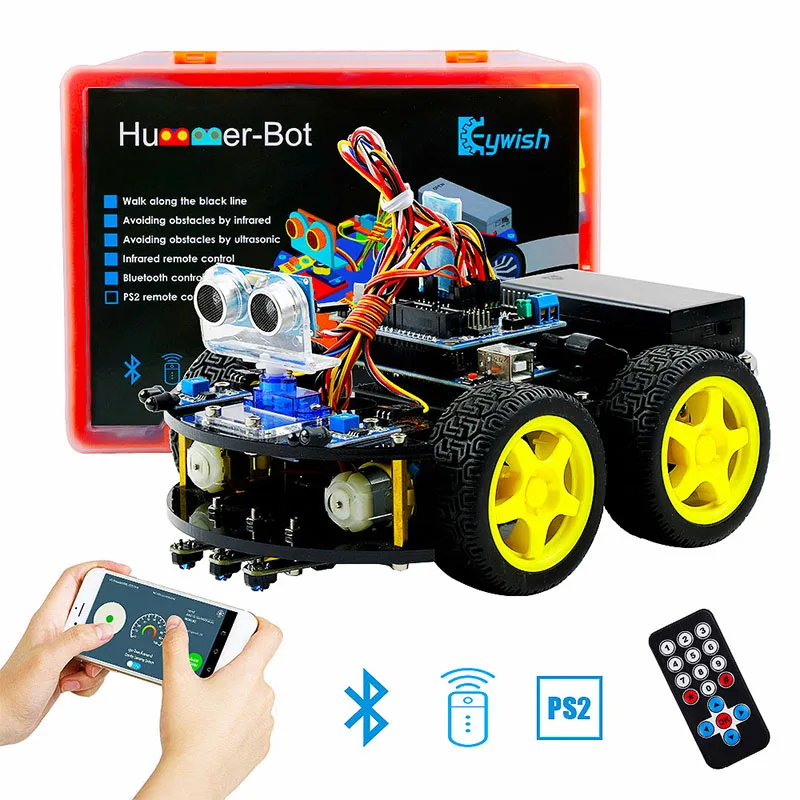 Keywish For Arduino Robot Cars APP RC Remote Control Bluetooth Robotics ...