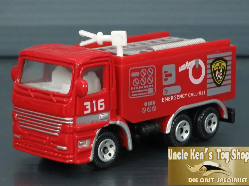 5cm 1/64 scale diecast metal car model, metal miniature toy fire truck ...