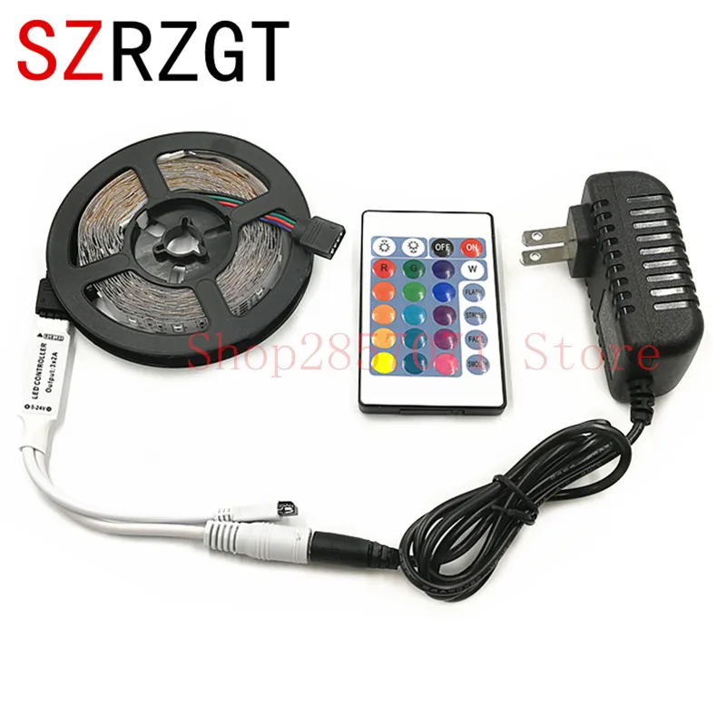 Tira de luces LED RGB 2835 SMD 5M 60leds/m, cinta de luz Flexible ...