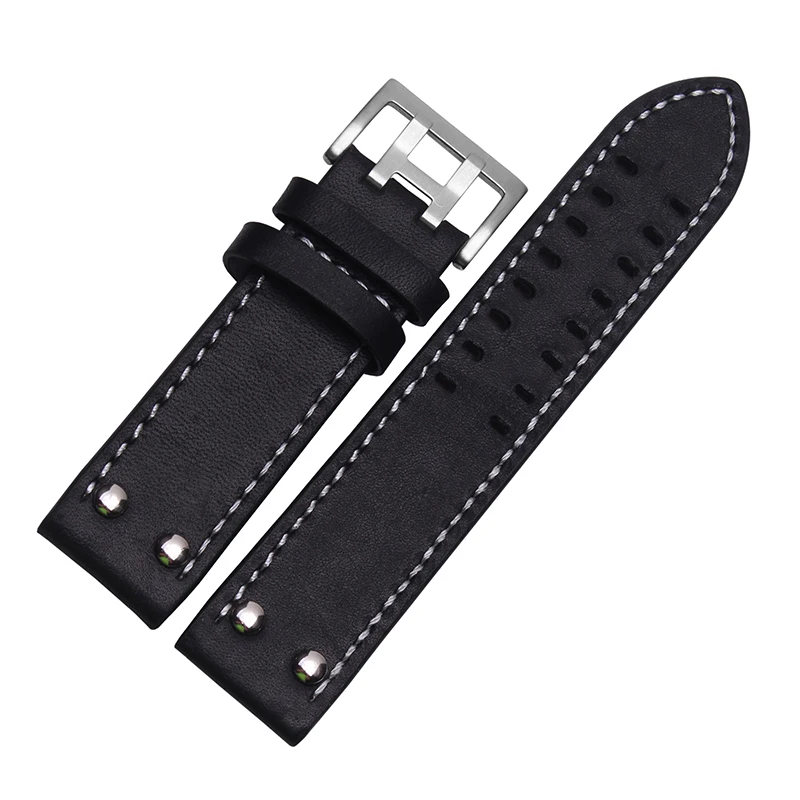 Genuine leather watchband 20mm 22mm for Hamilton brand watch straps ...