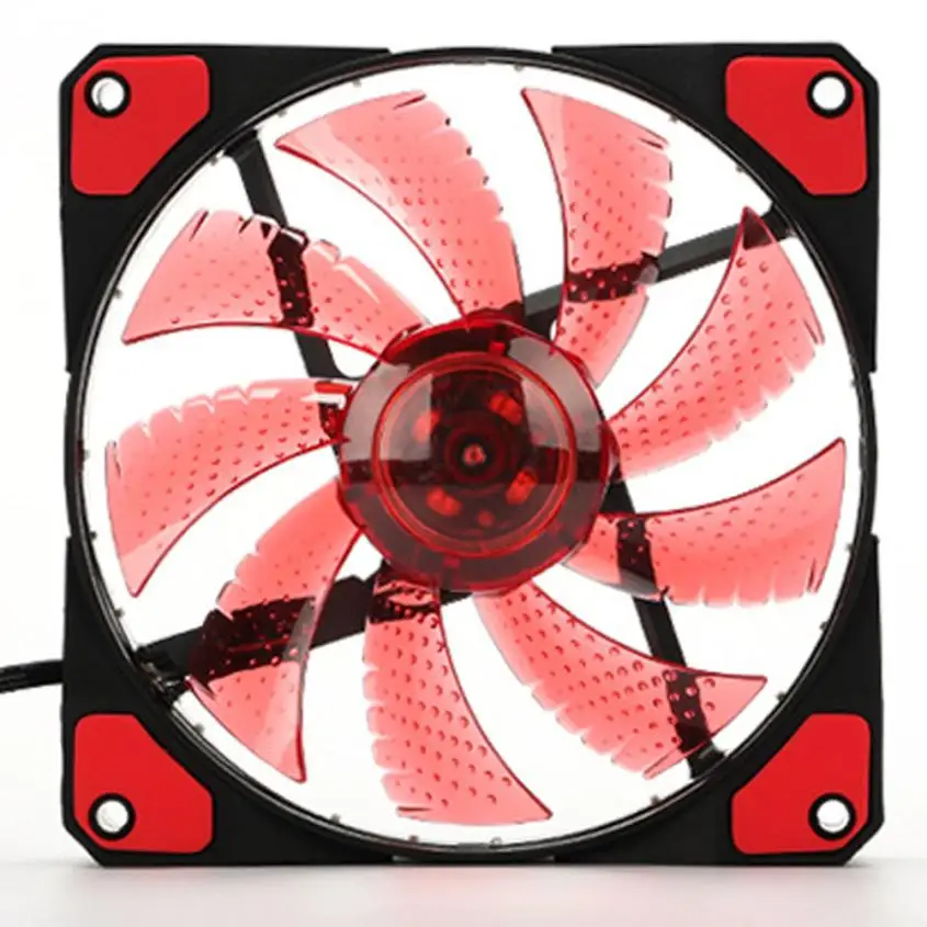 Mokingtop Green Computer Cooling Fan Controller 15 LED Light Quite ...