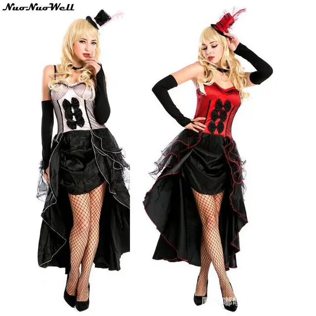 Adult Female Demon Cosplay Costume Masquerade Carnival Queen Dress with ...