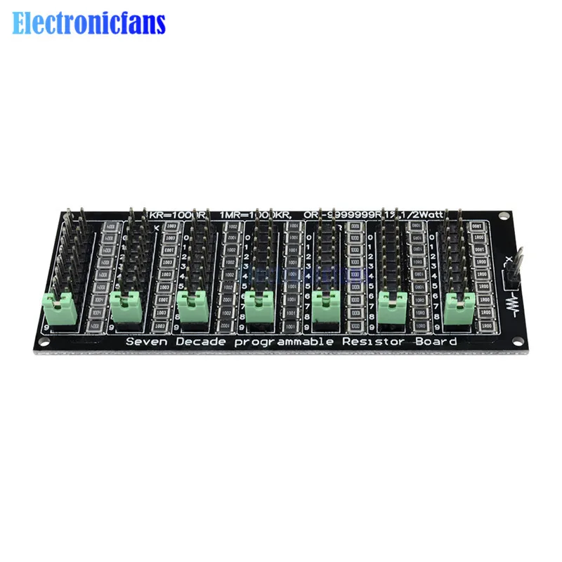 7 Seven Decade 1R - 9999999R Programmable Adjustable SMD Resistor Slide ...