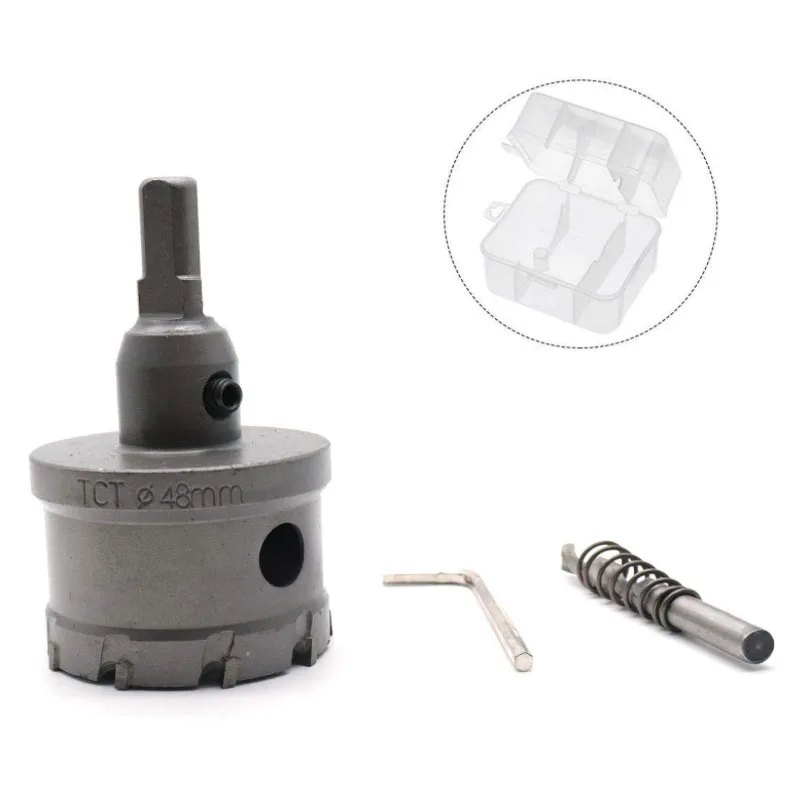 48mm/1.88" Cutting Diameter Carbide Hole Cutter Hole Saw Drill Bit ...