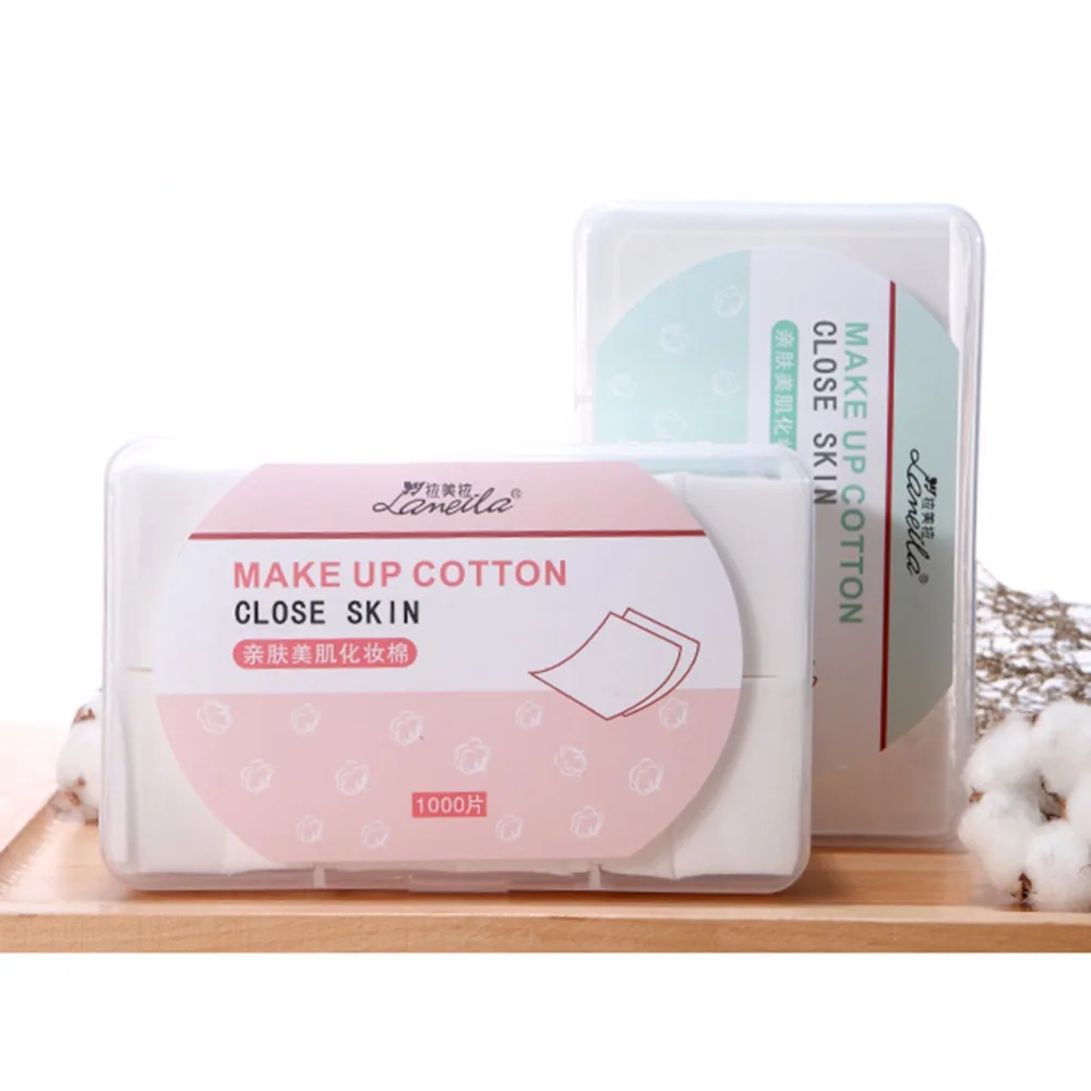 1000pcs Ultrathin Cosmetic Make up Cotton Pads Facial & Eye Cleansing ...