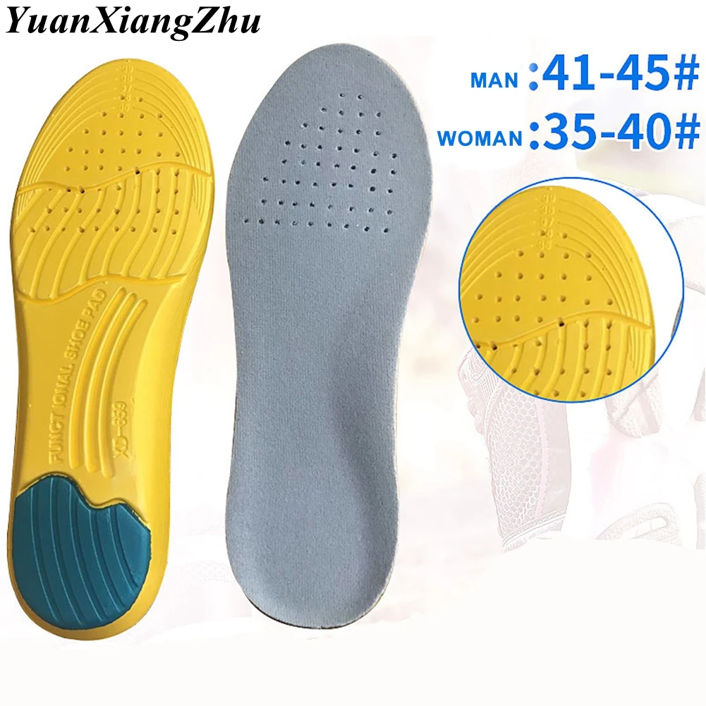 1pair Sport Insoles Memory Foam Mezzanine Insole Sweat Absorption Pads ...