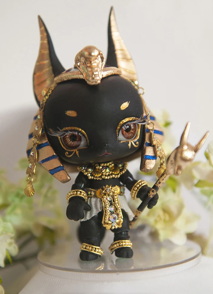 BJD 1/12 Anubis fancy resin figures little palm baby bjd doll dolls ...