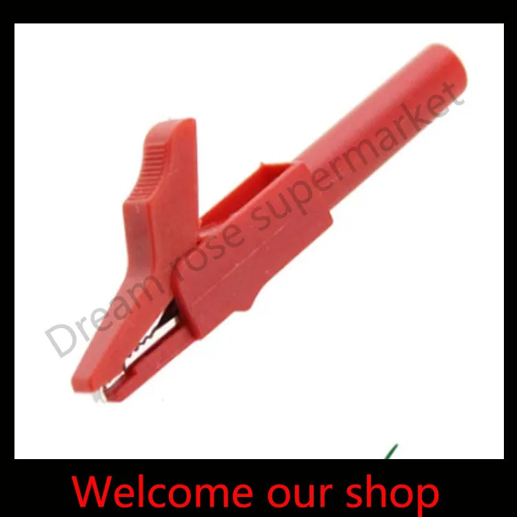 10pcs 56mm alligator clips electrical with 4mm banana plug,4mm socket ...