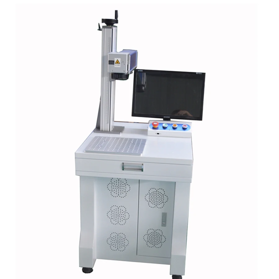 JIN ZHI YIN 30W Desktop Fiber Laser Marking Machine TS 30G with CE,FDA ...