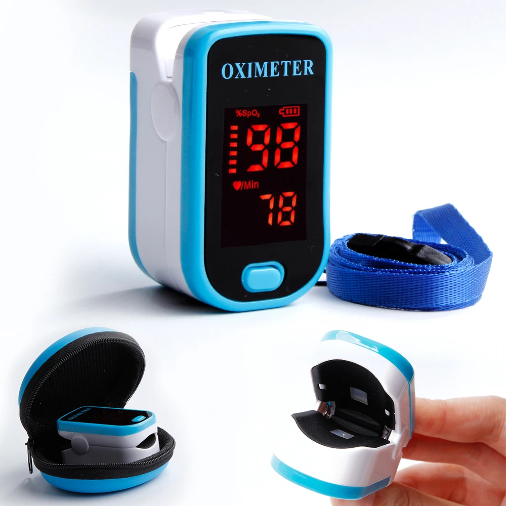 Finger Pulse Oximeter Saturometro Medical Equipment oximetro LED Pulse ...