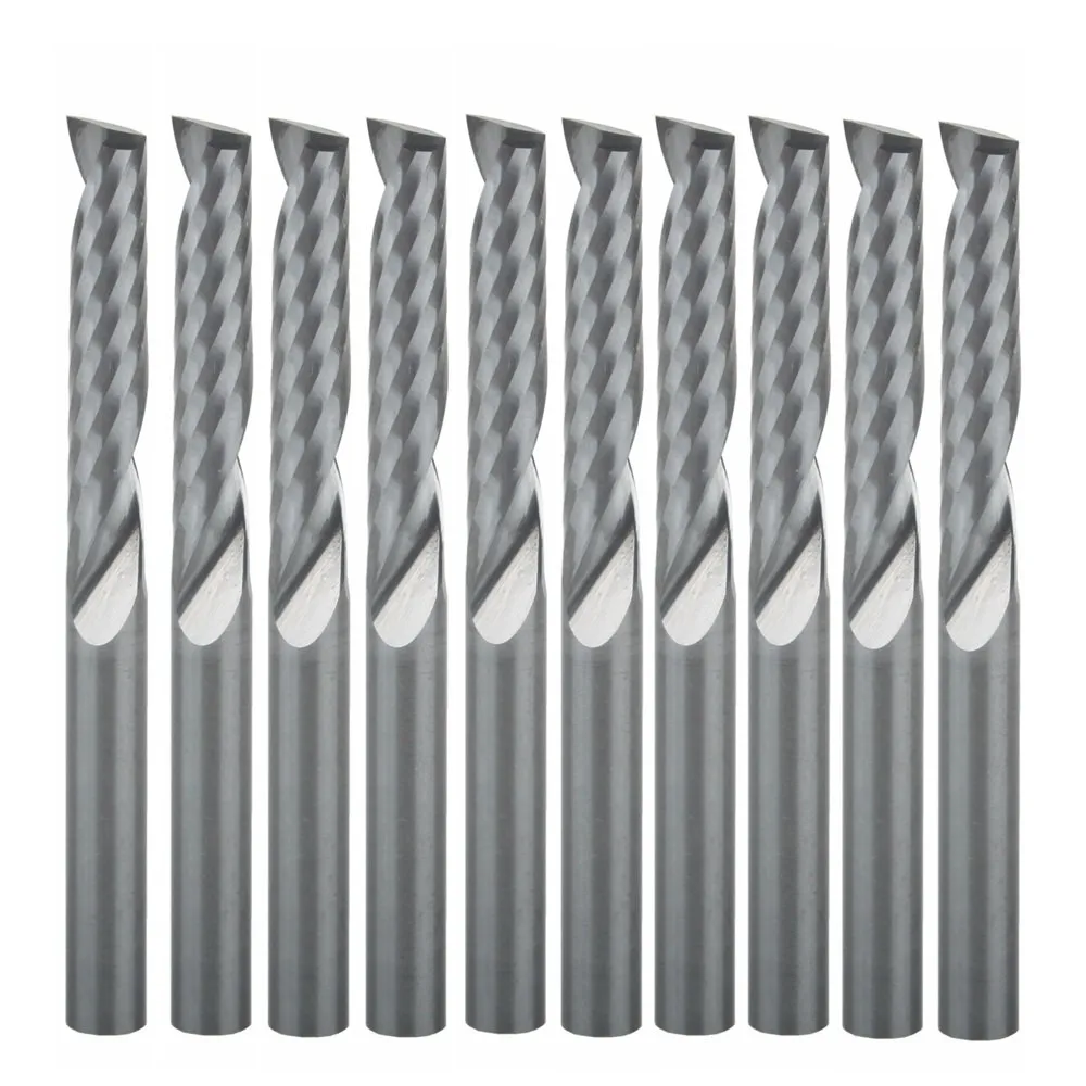 10Pcs-4x22mm-Single-Flute-Bit-Carbide-End-Mill-Set-CNC-Router-End-Mills ...