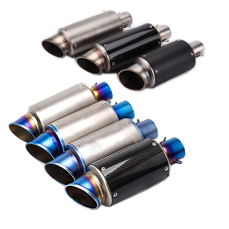 Universal-Motorcycle-Exhaust-Muffler-FOR-Brand-Exhaust-For-Kawasaki ...