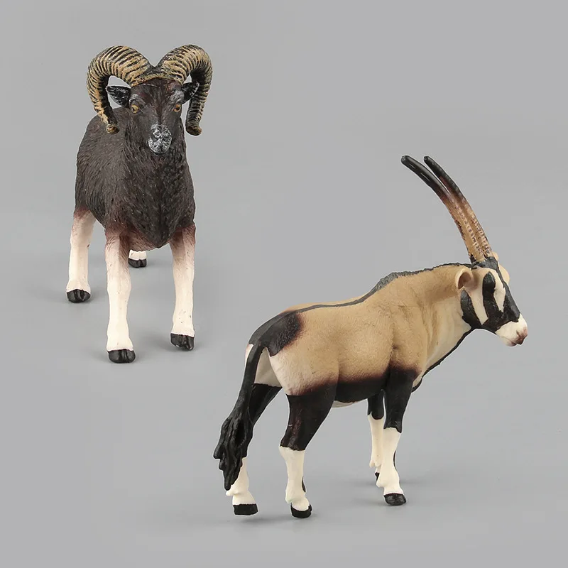 Big Discount Simulated Animal Antelope Bison Model Solid Emulation ...