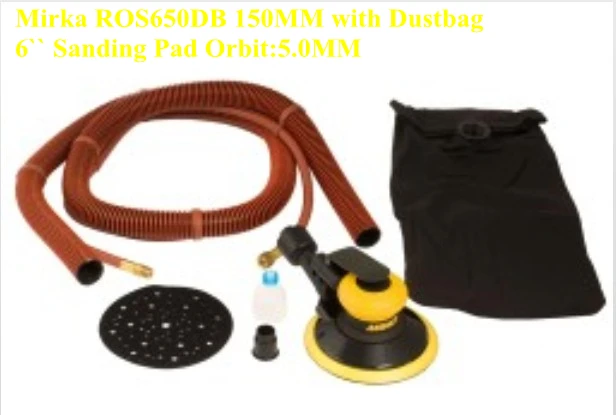 MIRKA Pneumatic Orbital Sander Orginal MIRKA Brand 6inch Air Buffing ...