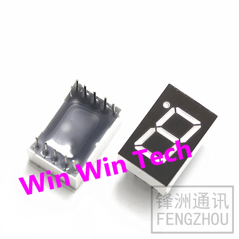 100PCS 0.56 inch digital tube 1 bit 5611AS red common cathode 5161AS 10 ...