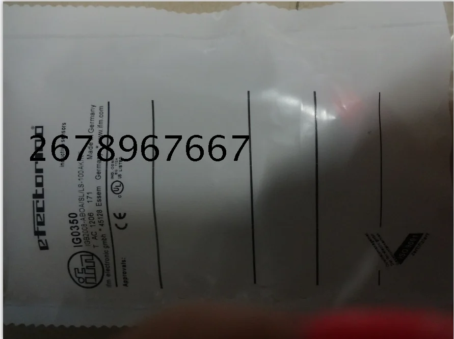 Ig0341 ig0344 ig0345 ig0348 ig0349 ig0350 ig0351 ifm 유도 형 근접 스위치 센서 새로운 ...