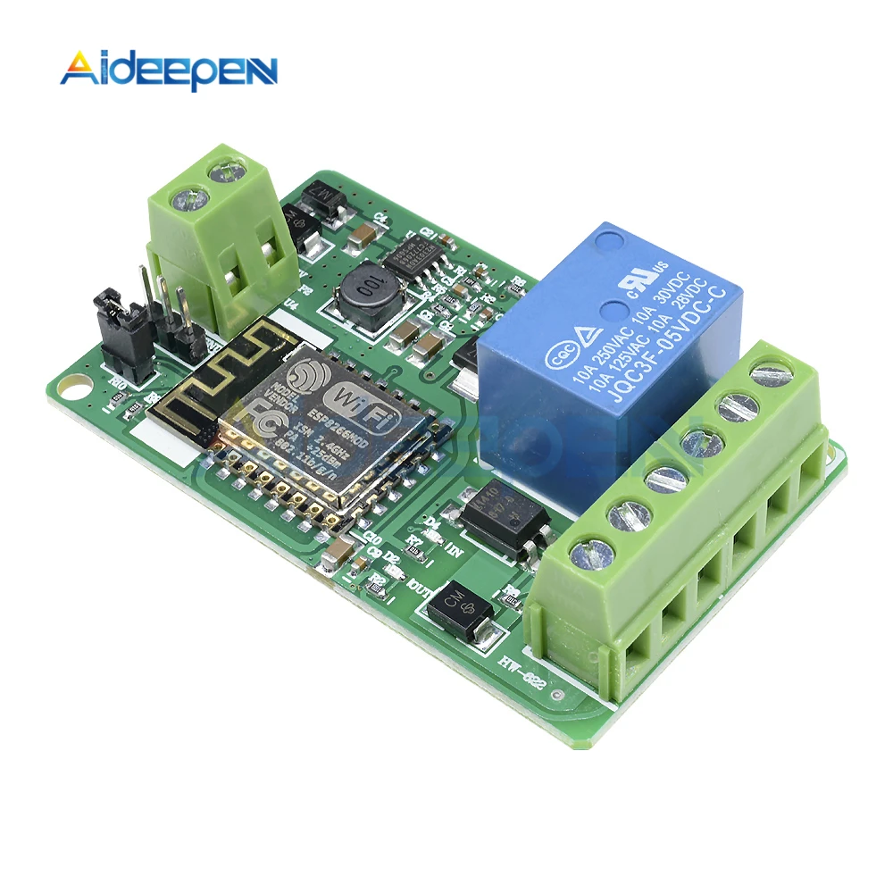 Generic Esp8266 Esp-12f Relay Module 10a 220v Network Relay Wifi Module 4 Layers Board Tvs Input ...