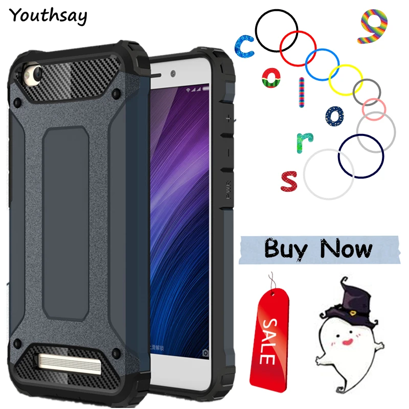 Xiaomi Redmi 4A Case Shockproof Dual Layer Armor Phone Cover Case For ...