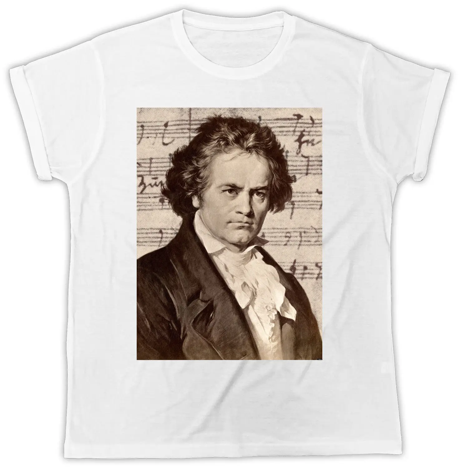 Beethoven T Shirt Classical Music Composer Frame Gift Present Unisex ...