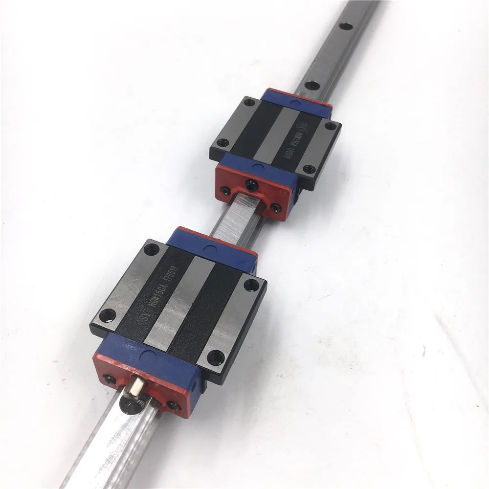 HGR15 15mm Linear Guideway Linear Rail Guide L=1000mm + 2pcs Flange ...