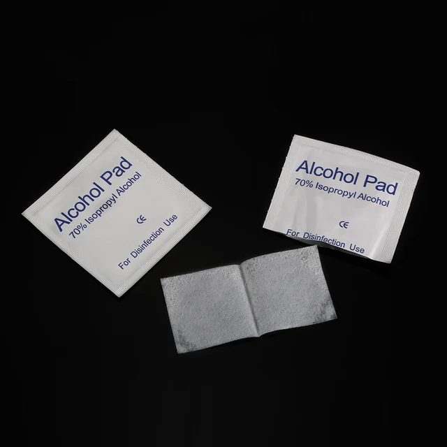 100Pcs Alcohol Prep Pads Alcohol Swabs Pads Wipes Antiseptic ...