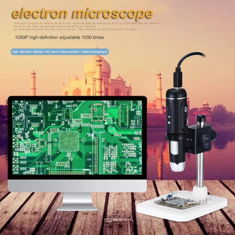 USB digital microscope camera led electronic electron Endoscope 1000X ...