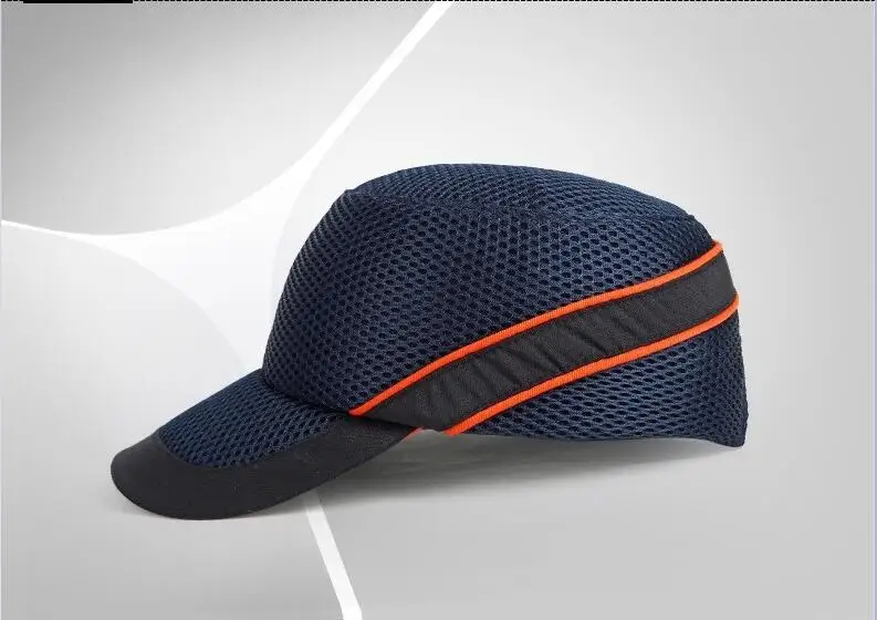 Bump Cap Work Safety Helmet With Reflective Stripe Summer Breathable ...