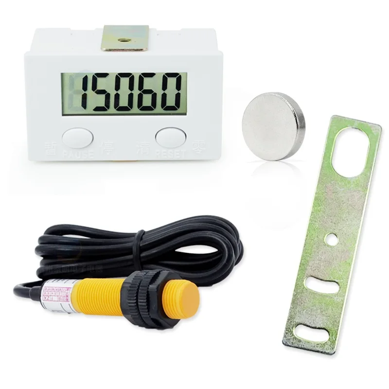 5 Digital Display Counter Kits Magnetic Sensor Switch Micro Switch Push ...