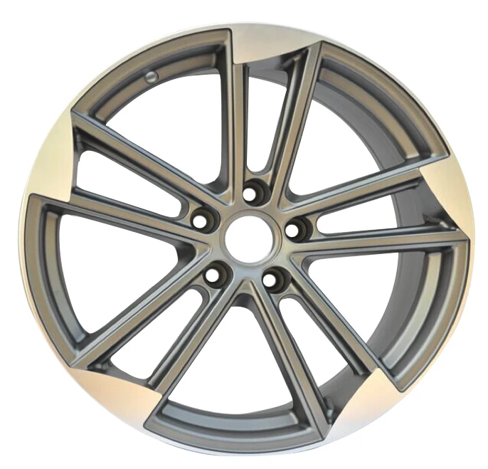 19" X4 5X112 AUDI 5 SPOKE ALUMINUM ALLOY WHEEL RIMS BRAND NEW 2013 ...