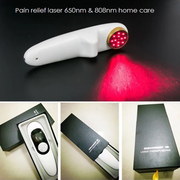 Rechargeable Portable Body Pain Relief cold laser 650nm&808nm Medical ...
