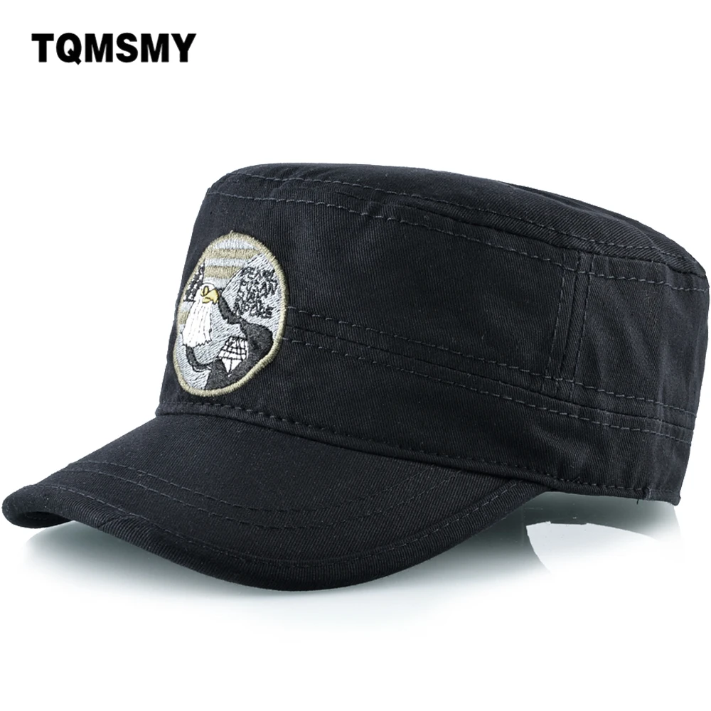 Tqmsmy Unisex Embroidery Eagle Tactical Summer Cotton Camouflage ...