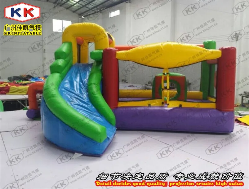 Outdoor Inflatable Toys Inflatable Bouncer With Slide For Children And ...