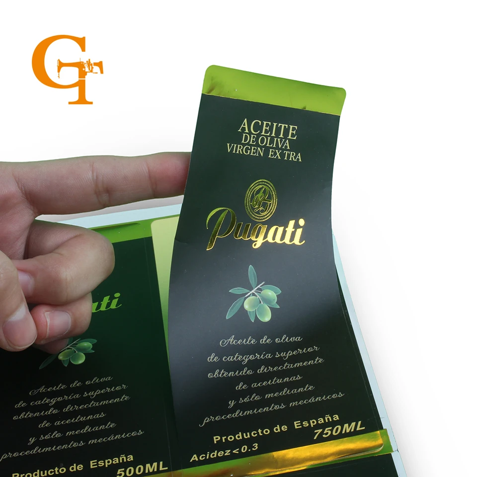 pvc sticke paper oil bottle sticker label,fancy self adhesive stickers ...