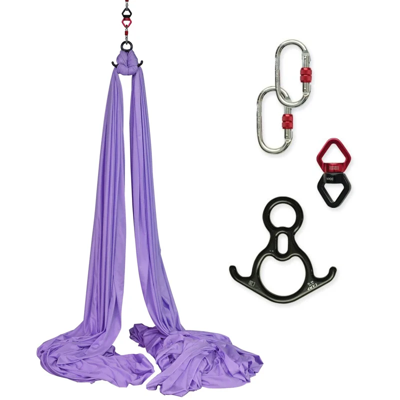 PRIOR-FITNESS-15-Yards-Aerial-Silks-dance-set-Aerial-Yoga-Flying-Kit ...