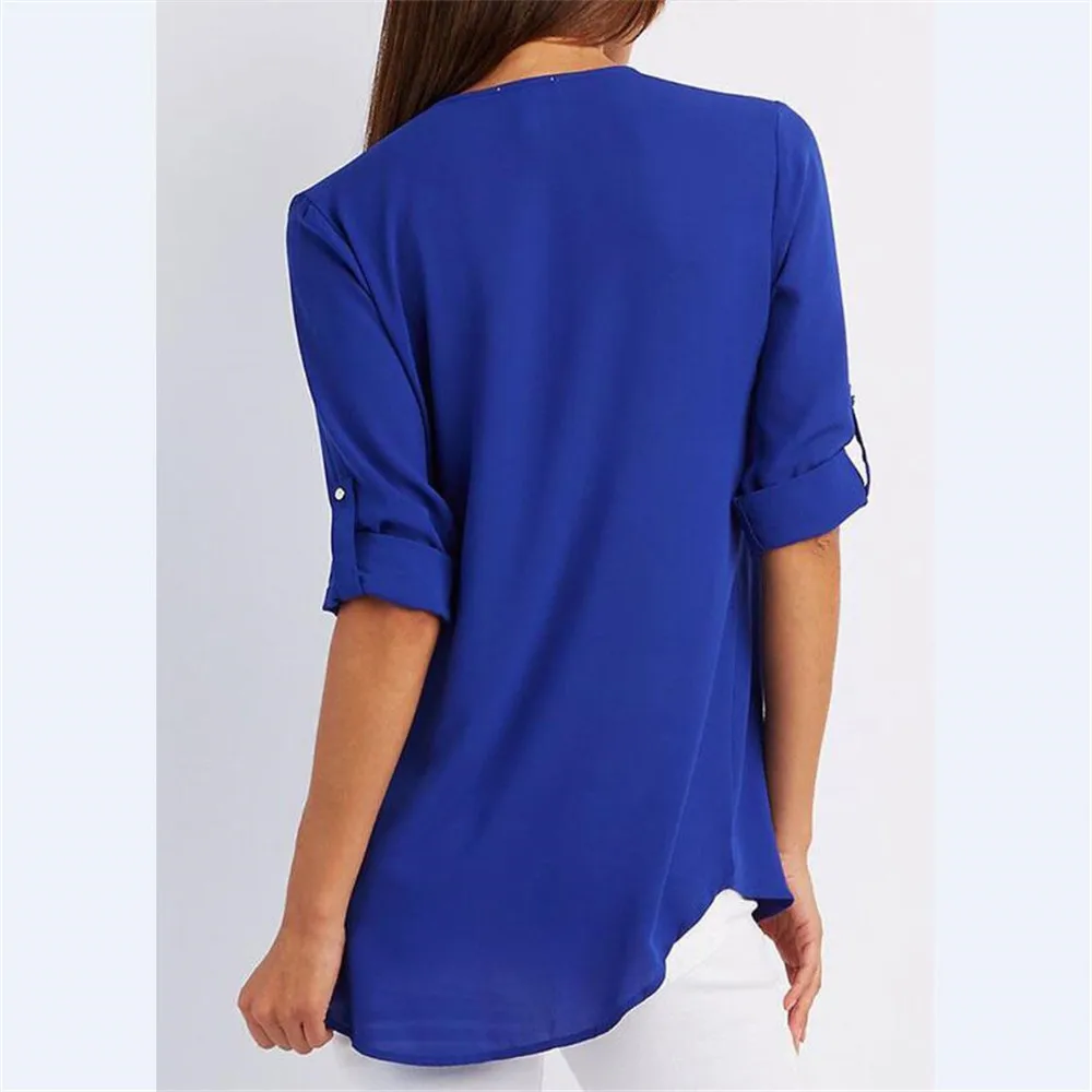 4XL 5XL плюс размер женские футболки Новая мода сексуальный v-образный ...