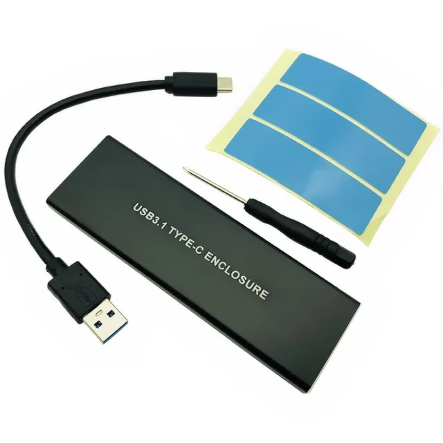 NVMe PCIE USB3.1 HDD Enclosure NVMe M.2 to USB SSD Hard Disk Drive ...