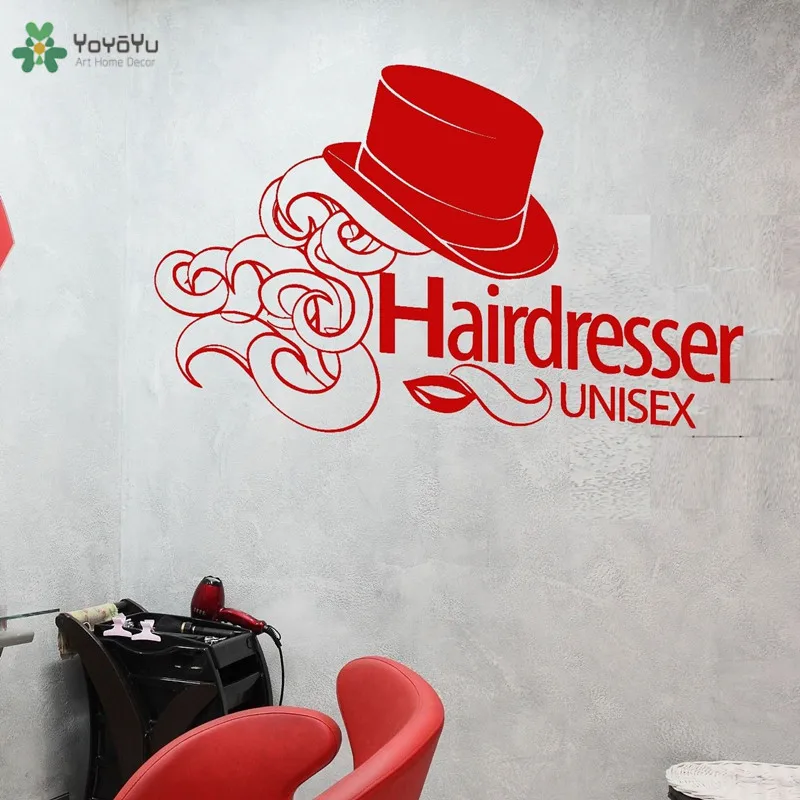 Yoyoyu Wall Decal Girls Beauty Hair Salon Vinyl Wall Sticker ...