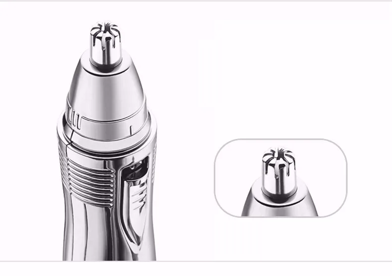FLYCO Professional Personal Face Care Nose Hair Trimmer Stainless Steel ...